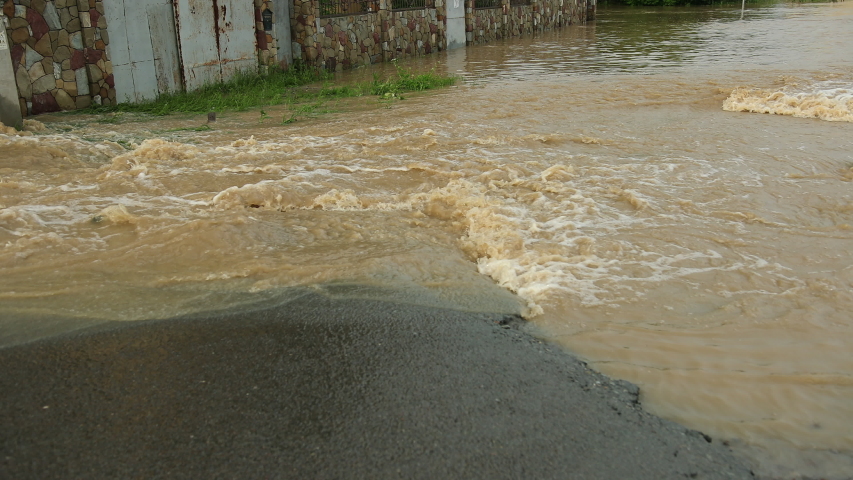 natural disaster major flooding underwater entire Stock Footage Video ...