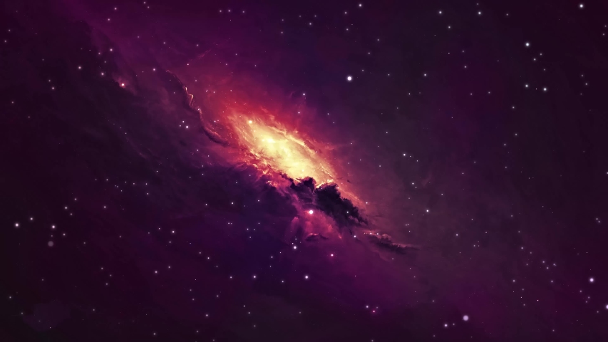 flying through stars nebula space background Stock Footage Video (100% ...