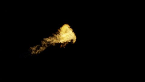 Flamethrower Side View Stock Footage Video (100% Royalty-free) 25386752 ...