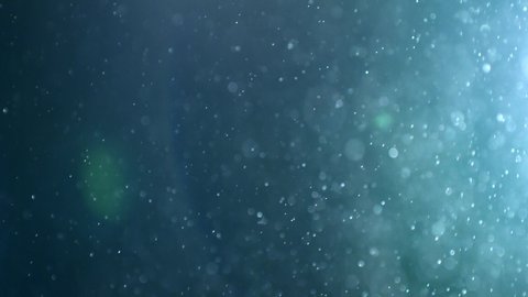 Dust Bubble Effect Blue Hue Rising Stock Footage Video (100% Royalty ...