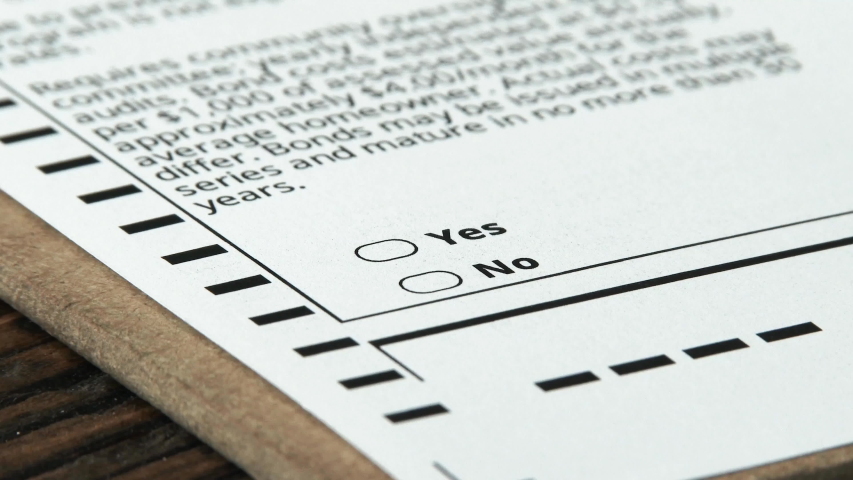 marking 'yes' checkbox on form Stock Footage Video (100% Royalty-free ...