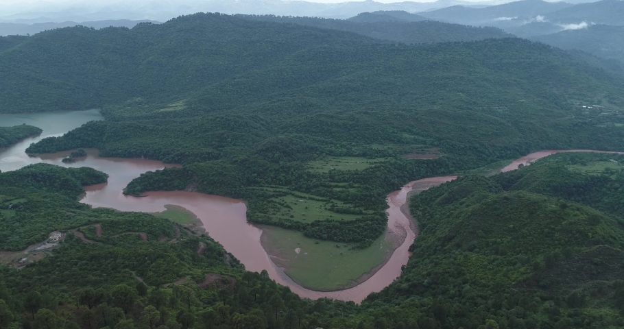 simly dam lake natural water reservoir Stock Footage Video (100% ...