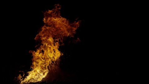 Animated Realistic Stream Fire Like Flamethrower Stock Footage Video ...