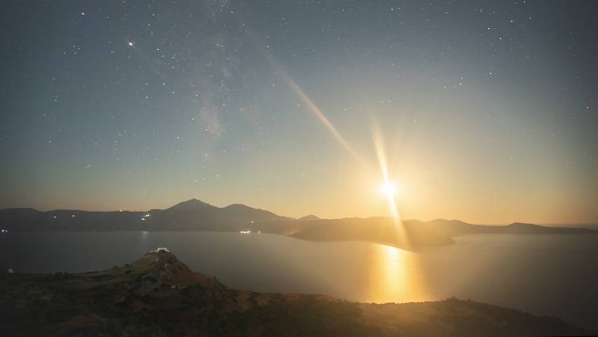 Moon Going Down Stock Video Footage - 4K and HD Video Clips | Shutterstock