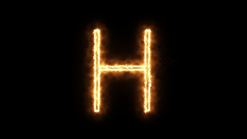 Fiery H Letter Font Stock Video Footage - 4K and HD Video Clips ...