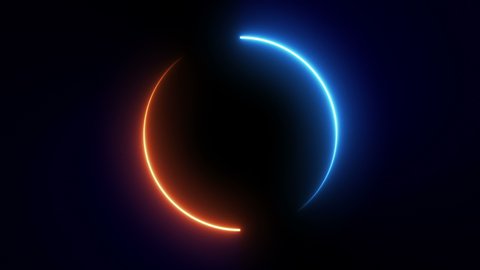 Infinite Loop Symbol Neon Blue Light Stock Footage Video (100% Royalty ...