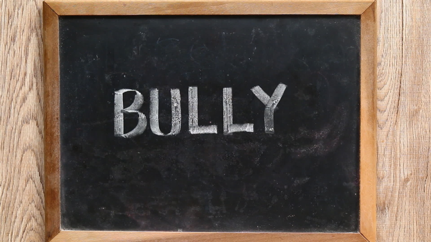 Writing Cross Sign On Bully Stock Footage Video (100% Royalty-free ...