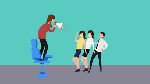 Great Resignation Employee Resign Quit Leaving Stock Vector (Royalty ...