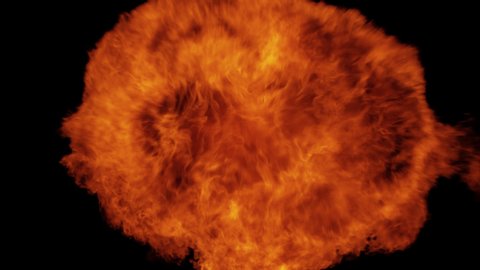 Explosion Bomb Fire Bomb Green Screen Stock Footage Video (100% Royalty ...