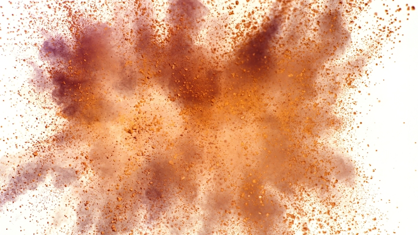Colorful Powder Exploding On White Stock Footage Video (100% Royalty ...