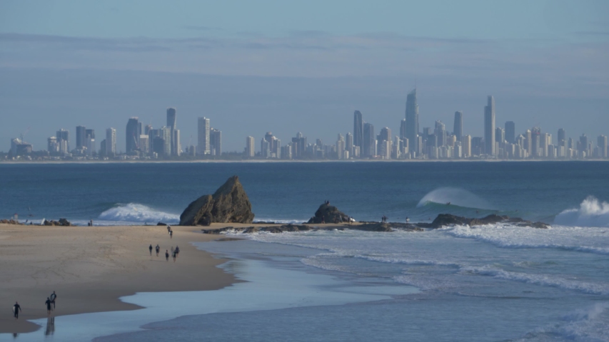 Surfers Paradise skyline in the Gold Coast in Queensland, Australia ...