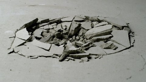 Realistic Ground Floor Crack Animation Vfx Stock Footage Video (100% ...