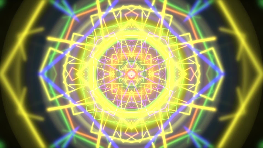 Zooming Lights Neon Animated Background Animated Stock Footage Video ...