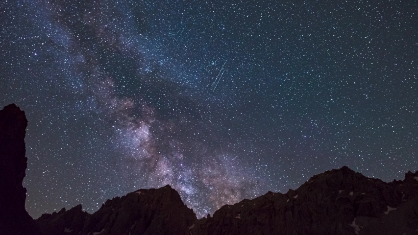 Time Lapse: the Milky Way Stock Footage Video (100% Royalty-free ...