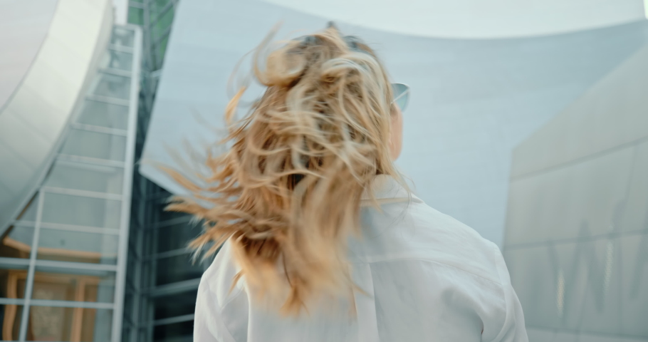 Woman Shaking Hair in Slow Stock Footage Video (100% Royalty-free ...