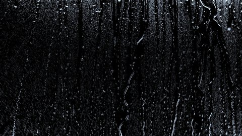 Water Drop Effect Realistic Drizzle Rain Stock Footage Video (100% ...