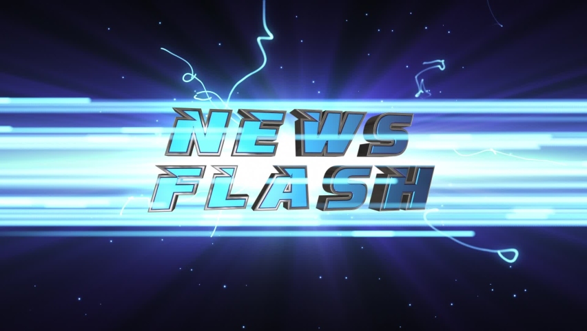 Energetic News Flash Title Card Stock Footage Video (100% Royalty-free ...