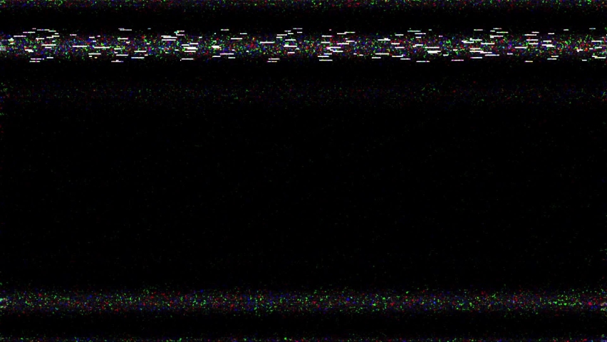 The Loss Of The Television Signal Corrupted Image Digital