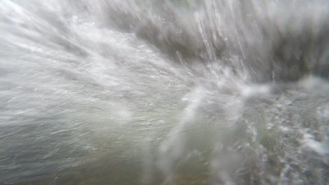 Consistent Flow Water Stream Forest River Stock Footage Video (100% ...