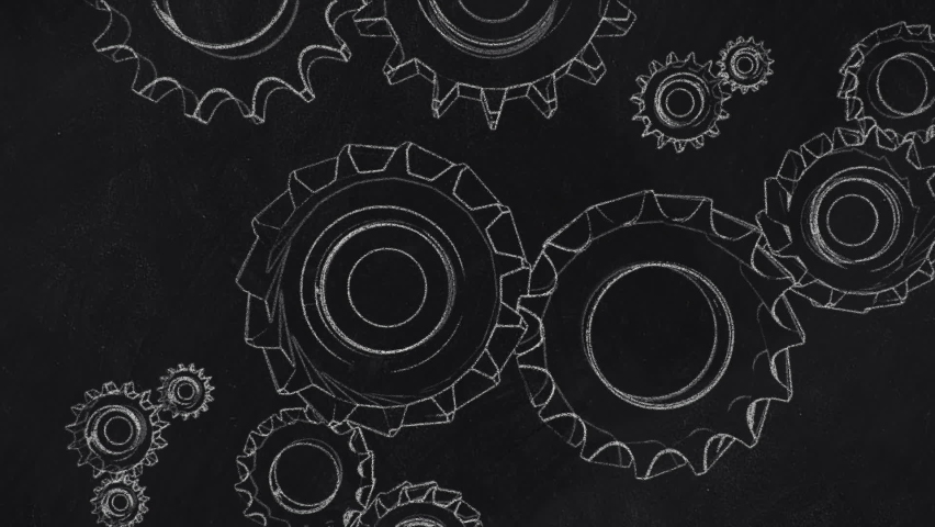 Cogs Line Drawing Stock Video Footage - 4K and HD Video Clips ...