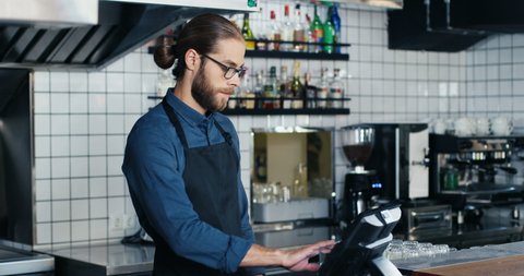 Handsome Black African American Man Having Stock Footage Video (100% ...