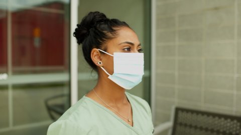 Indian Poc Nurse Doctor Wearing Ppe Stock Footage Video (100% Royalty ...