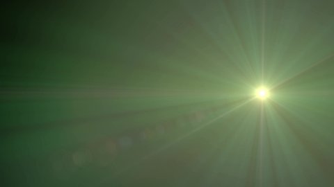 Green Light Lens Flare Texture Effect Stock Footage Video (100% Royalty ...