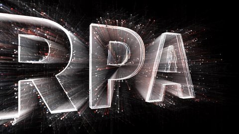 4k Rpa Word Tag Cloudrobotic Process: วิดีโอสต็อก (ปลอดค่าลิขสิทธิ์ 100 ...