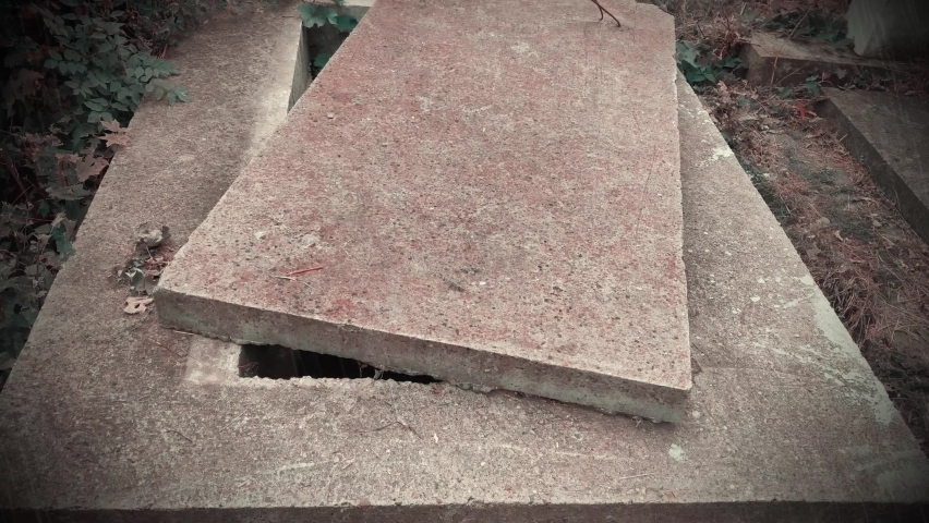 open new empty grave cemetery Stock Footage Video (100% Royalty-free ...