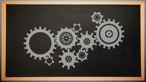 Drawing Engine Seamless Pattern Background Seamless Stock Vector ...