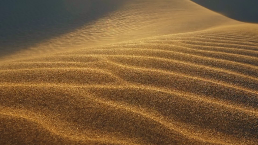 Sand Waving in the Wind Stock Footage Video (100% Royalty-free ...
