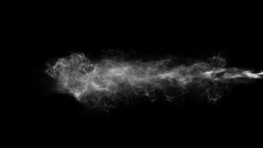 realistic particles effect smoke floating air Stock Footage Video (100% ...