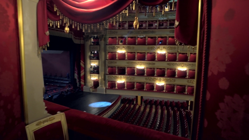 Classic baroque concert hall Stock Video Footage - 4K and HD Video ...