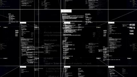 abstract programming code devided into blocks Stock Footage Video (100% Royalty-free) 1058920007 ...
