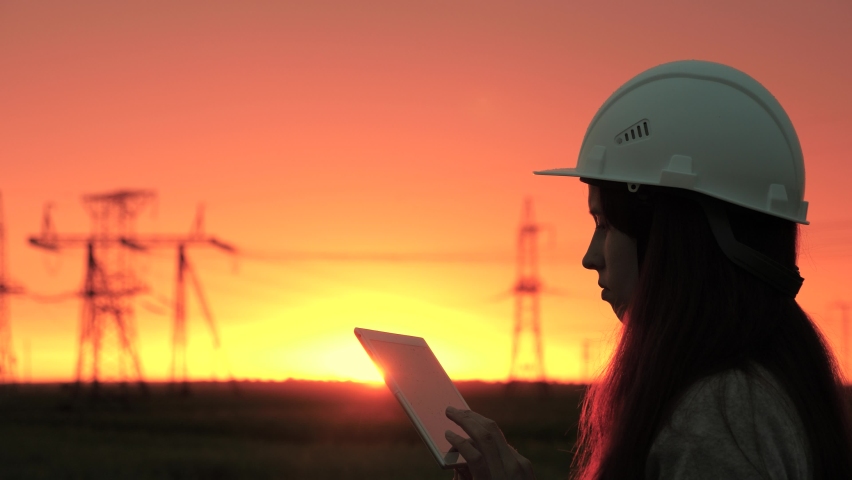 A Woman Power Engineer in Stock Footage Video (100% Royalty-free ...