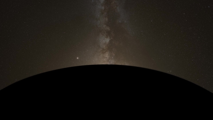 sunrise on moon animated still pictures Stock Footage Video (100% ...