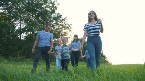 Happy Family Outdoors Spending Time Together Stock Photo (Edit Now ...