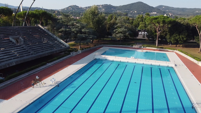 Costoli Swimming Pool Empty for Stock Footage Video (100% Royalty-free ...