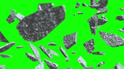 Brick Wall Shatter Loop Animation Stock Footage Video (100% Royalty ...