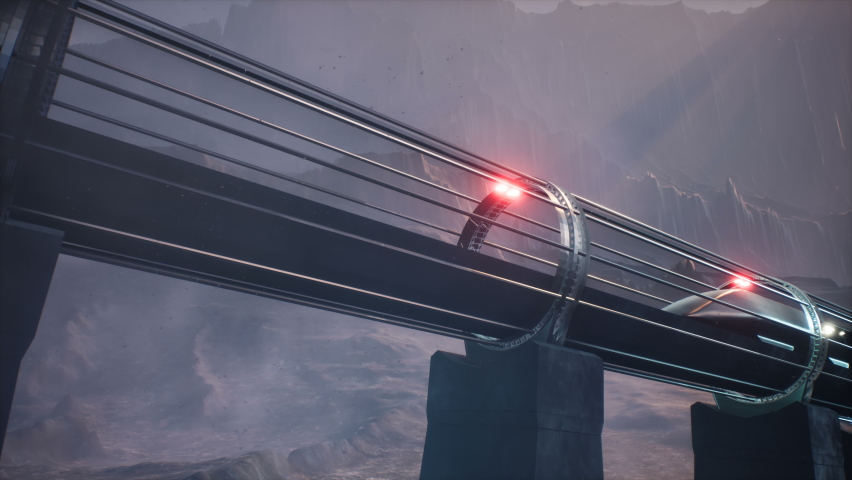 An Alien Train at High Stock Footage Video (100% Royalty-free ...