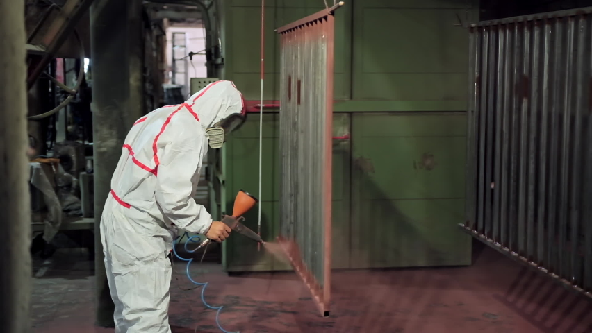 Powder Coating Metal Stock Video Footage - 4K and HD Video Clips ...