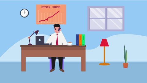 Business Characters Scene Stock Vector (Royalty Free) 367194800 ...