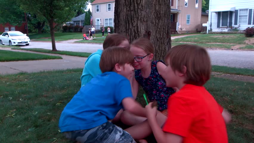 two girls tell secrets front twin Stock Footage Video (100% Royalty ...