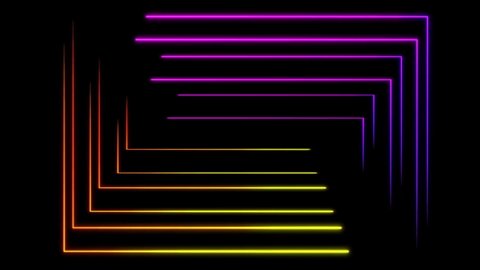 Abstract Seamless Background Yellow Purple Spectrum Stock Footage Video ...