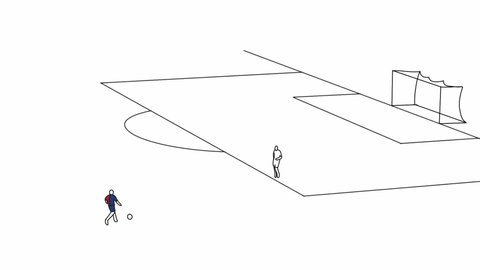 Animación de gol final legendaria. animación: video de stock ...