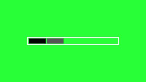 Seamless Looping Animation Loading Bar Growing Stock Footage Video (100 ...
