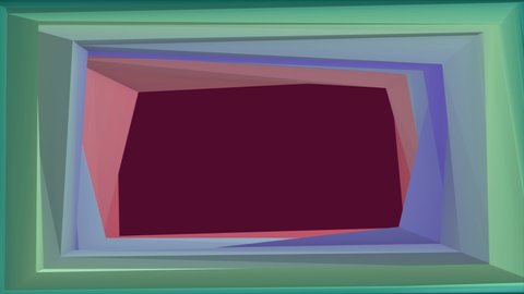 Marco rectangular móvil animado en colores: video de stock (totalmente ...