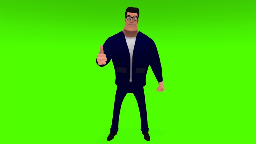 download green screen character animation your Stock Footage Video (100 ...
