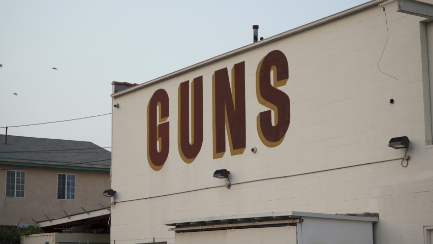 Gun Shop Sign Stock Video Footage - 4K and HD Video Clips | Shutterstock