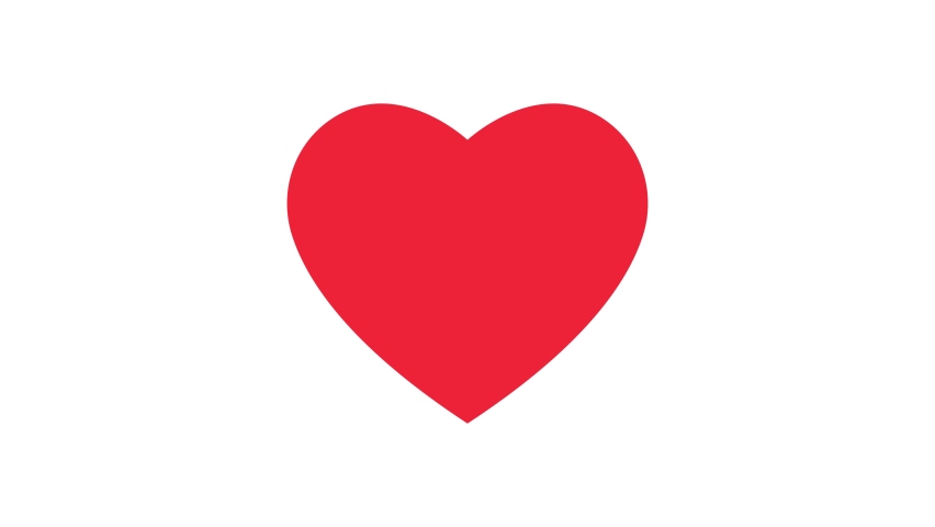 red paper heart beat stop motion Stock Footage Video (100% Royalty-free ...
